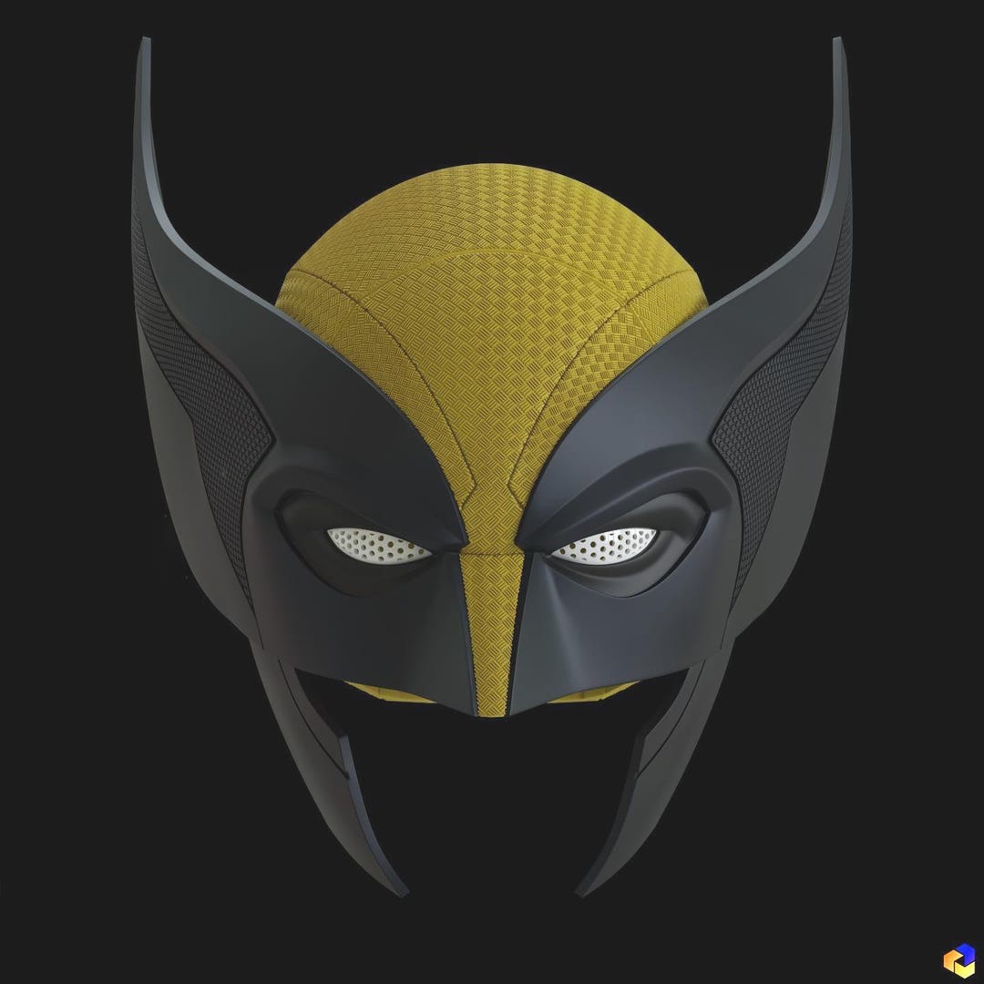 Wolverine Helmet Faceshell – 3D Printable Cosplay Mask – STL Digital ...