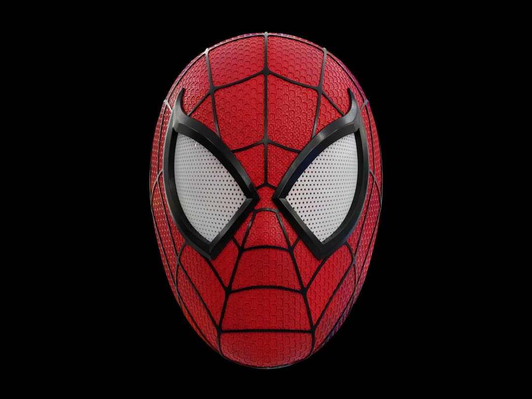 Spider-man Mask 3D Print Model - Professional Replica With Faceshell ...
