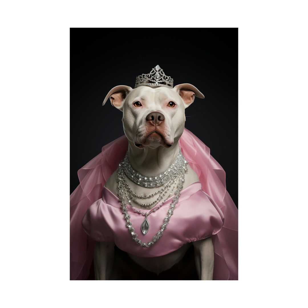 Pit Bull Princess Matte Vertical Posters, Pit Bull,, Pitbull, Pittie ...