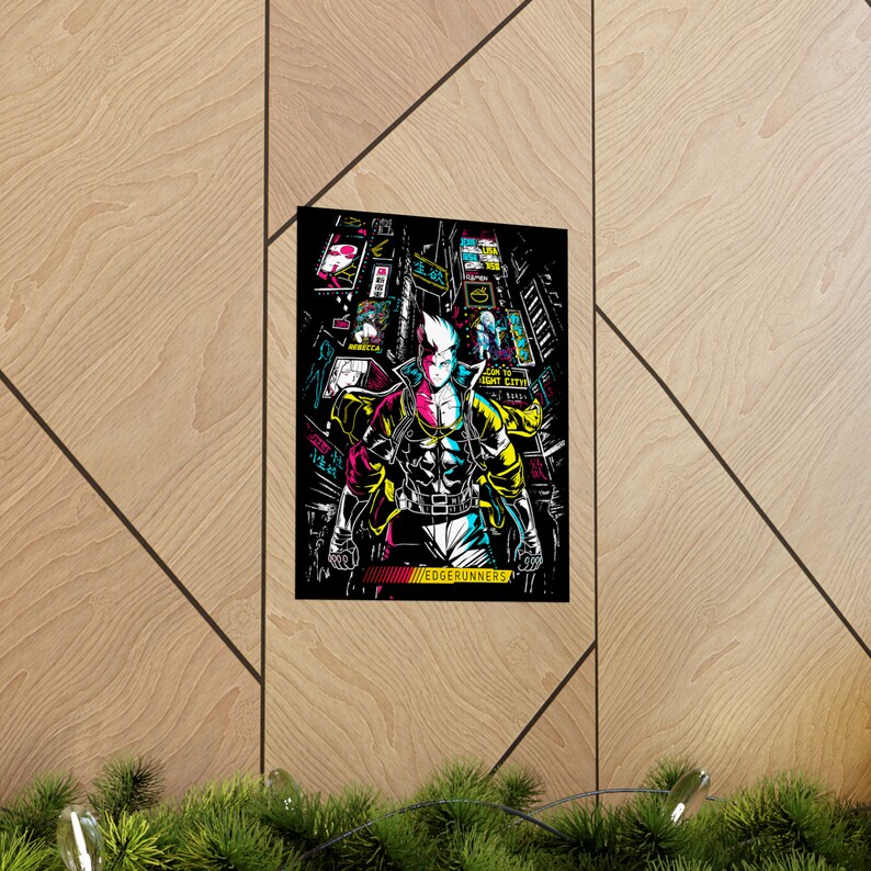 Edgerunners Graffiticore Wall Art, Edge Runner Art, Cyberpunk ...