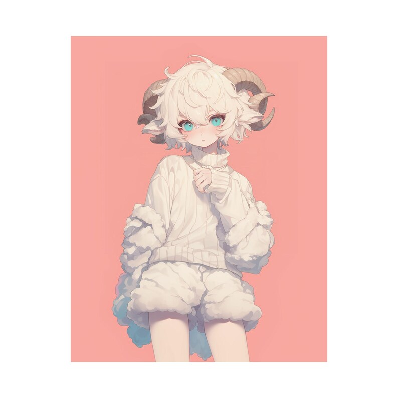 Sheep Boy, Cozy, Matte Vertical Posters - Etsy