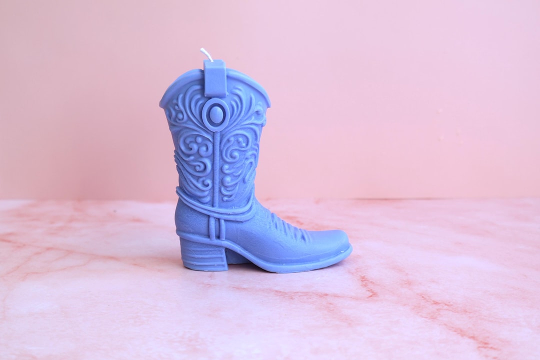 Handmade Cowboy Boot Candle: Country Decor - Etsy
