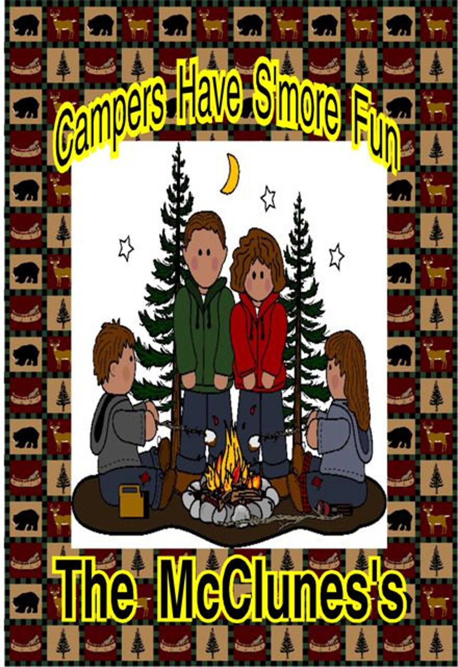 S'more Camping Garden Flag - Etsy