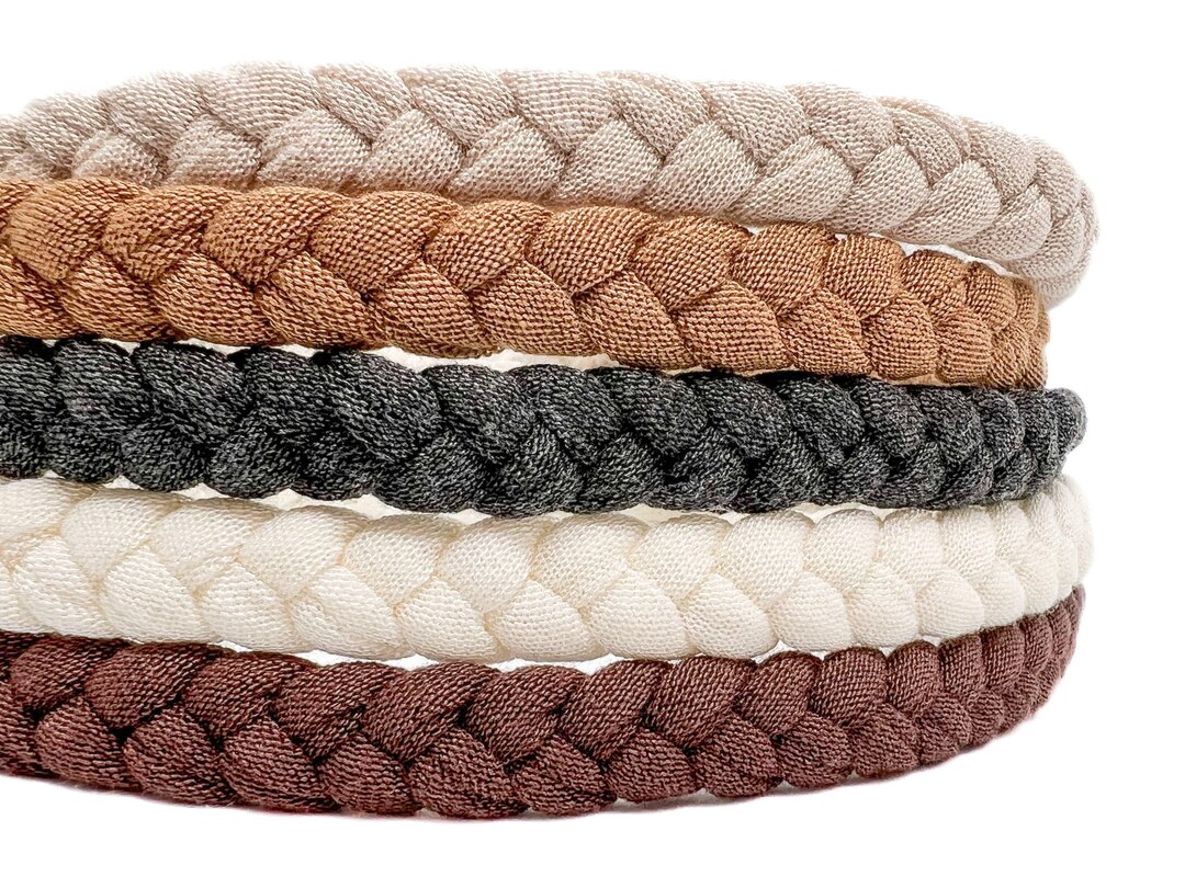 Braided Headbands for Women, Adult Headbands, Neutral Color Headbands ...