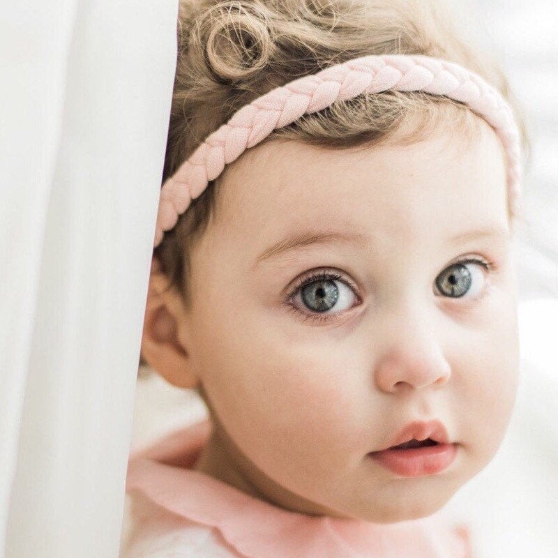 Pink Baby Headbands - Etsy