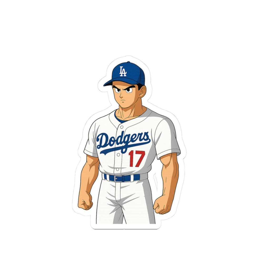 Shohei Ohtani Anime Sticker: Japanese Baseball Art Decal - Etsy