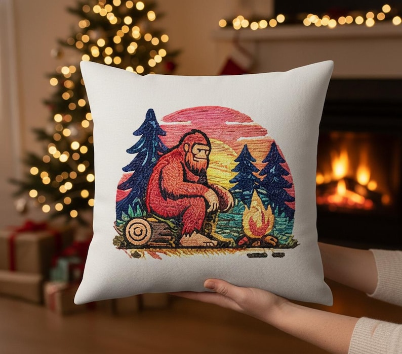 63 Bigfoot Embroidery Design Mega Bundle, Sasquatch Machine Embroidery ...