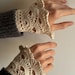 Crochet Lace Cuff Pattern | Buttoned Wrist Cuff | Adjustable Fit ...