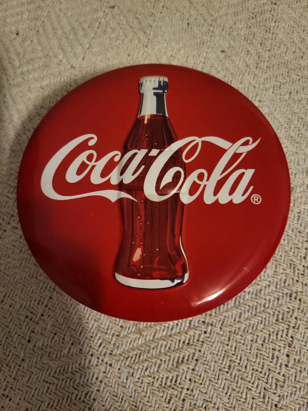 Coca Cola Candle Tin - Vanilla Scent - Etsy