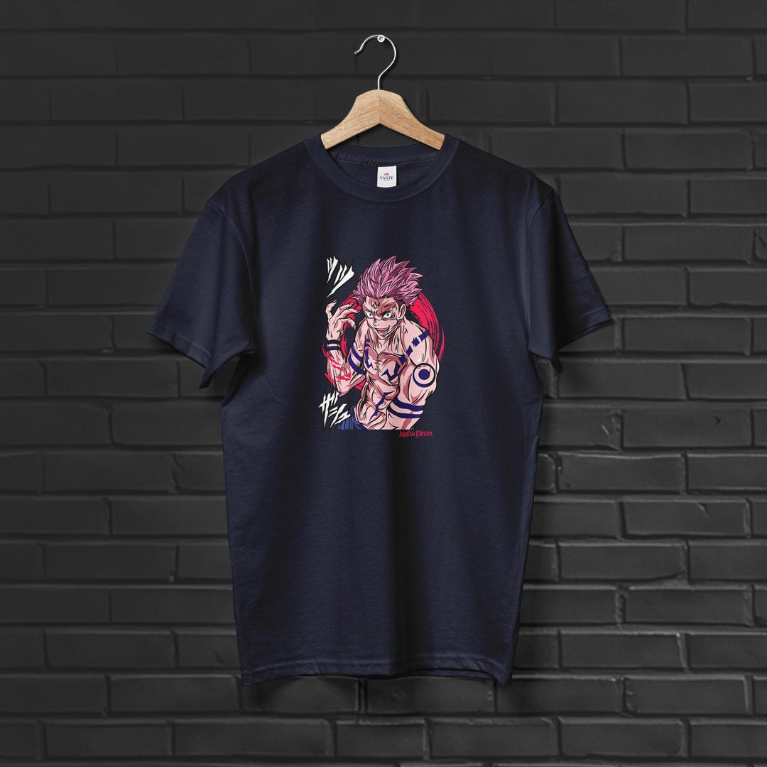 Ryomen Sukuna T-shirt: Jujutsu Kaisen Anime Tee, JJK Merch - Etsy