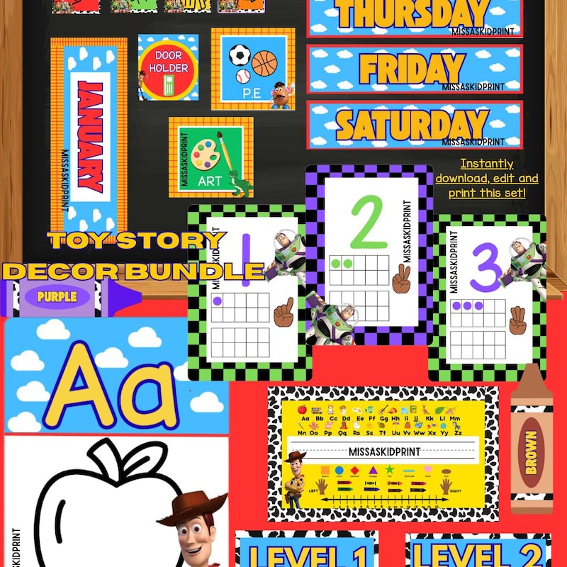 Toy Story Decoration - Etsy