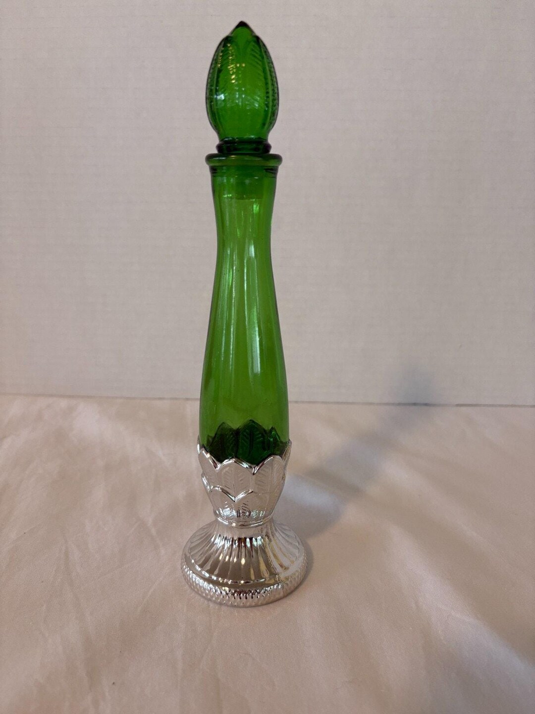 Vintage 1970s Avon Empire Green Perfume Bottle With Stopper EMPTY - Etsy