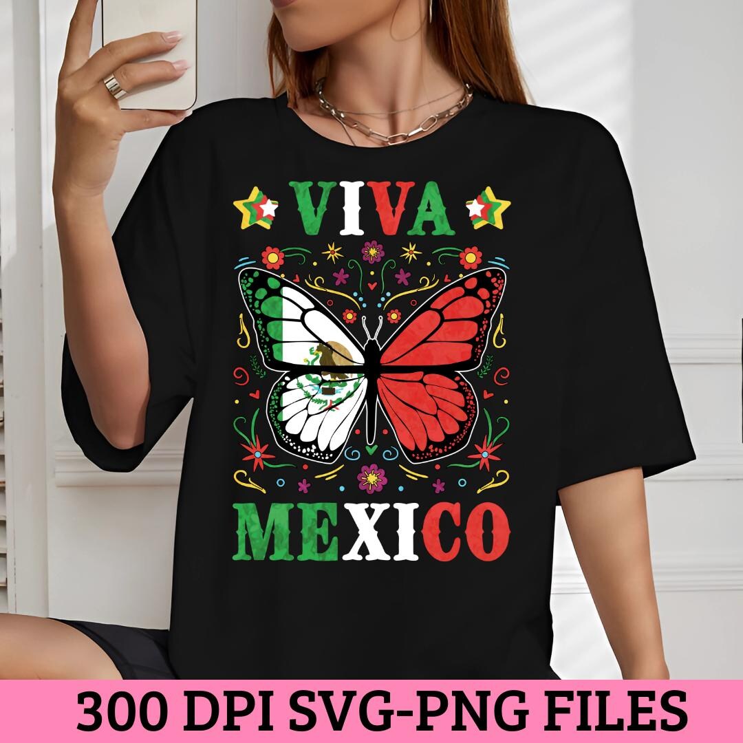 Viva Mexico PNG | Mexican Pride Cut File | Cinco De Mayo Design ...