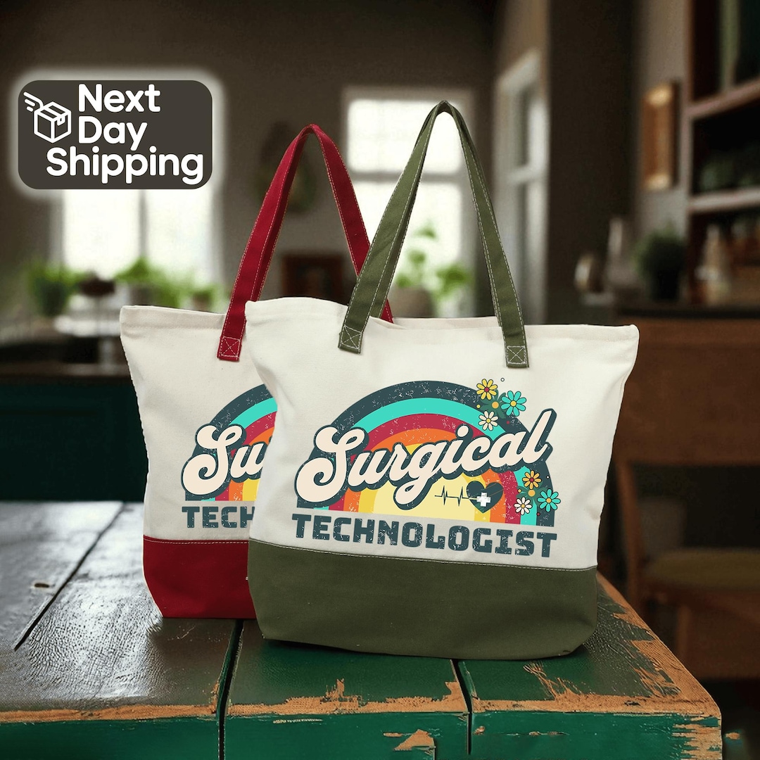 Surgical Technologist Tote Bag – Scrub Tech Gift, Surgery Assistant Bag ...