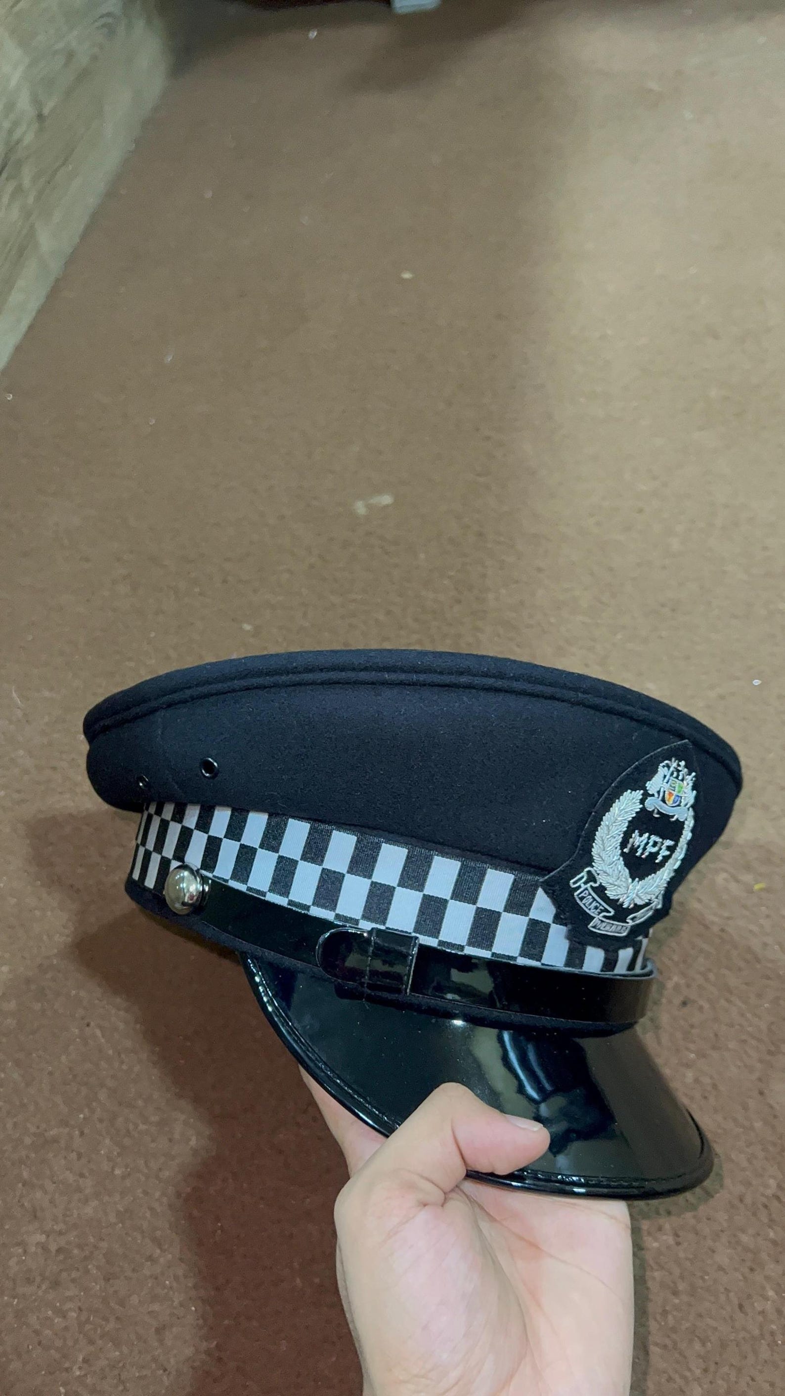 MPF Police Style Officer Cap – Vintage-inspired Uniform Hat With ...