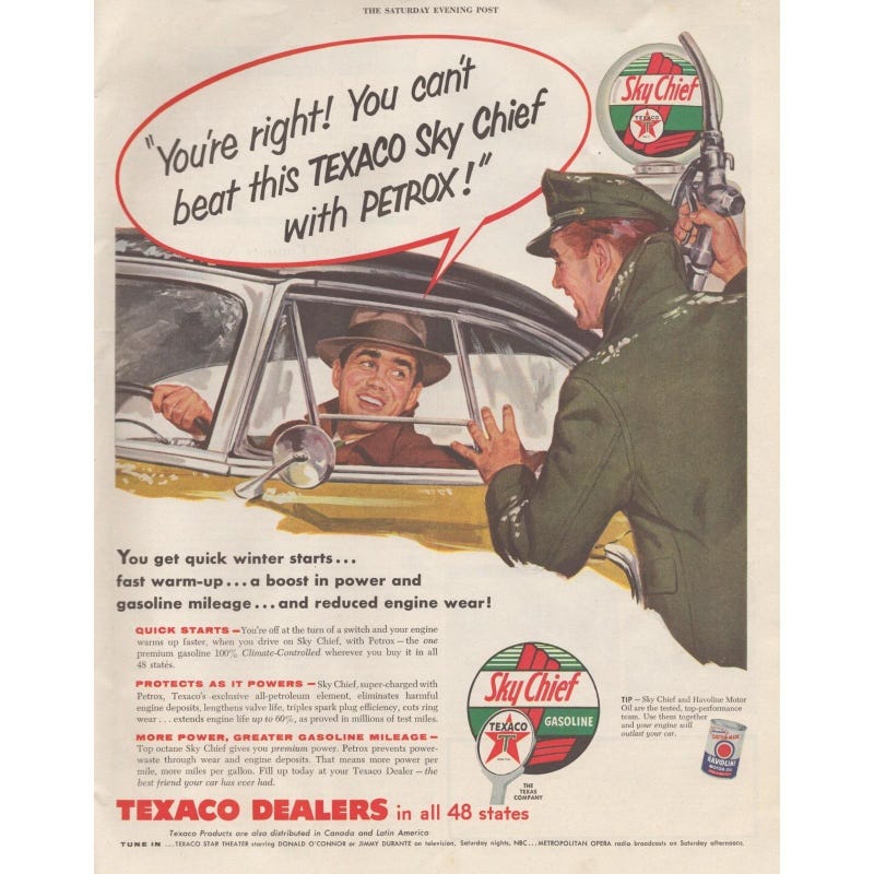 Texaco Sky Chief Vintage - Etsy