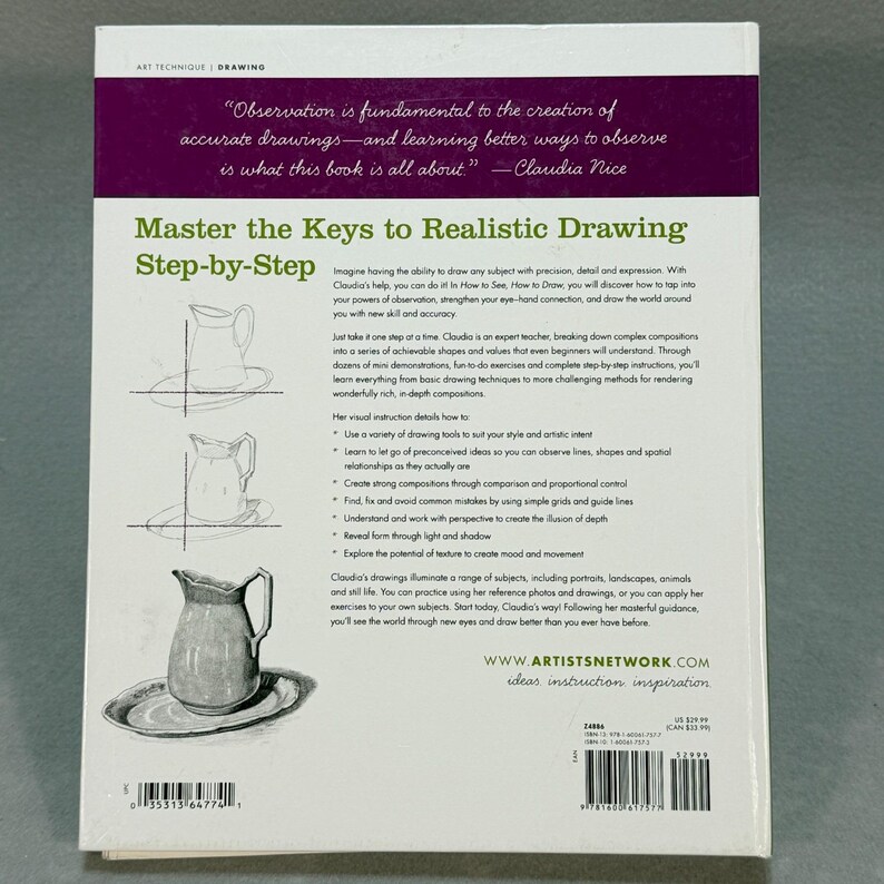 How to See, How to Draw : Keys to Realistic Drawing by Claudia Nice ...