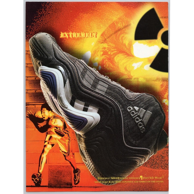 Adidas Equipment KB8 II Kobe Bryant Centerfold Basketball Shoes Print ...