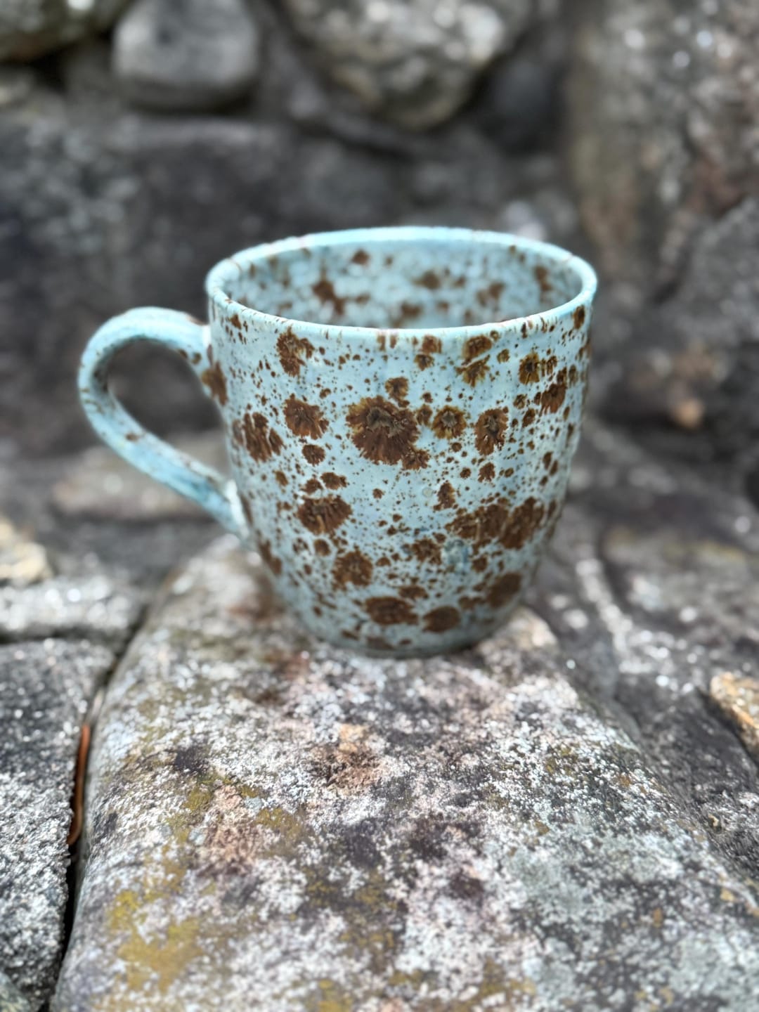 Hand Glazed Stoneware Mug, Shipwreck Sea Salt Glaze, 12 Ounce - Etsy