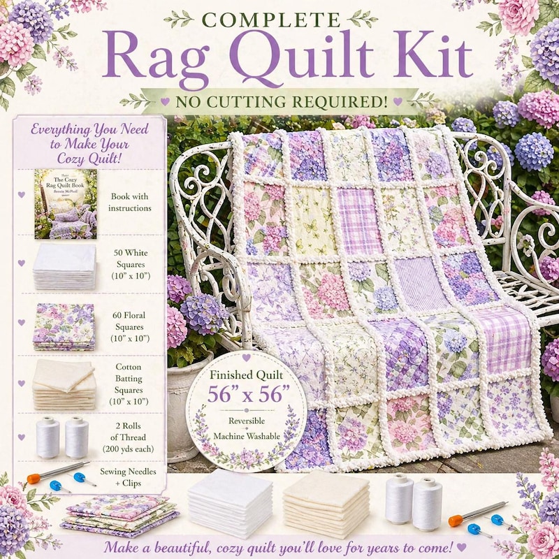 Purple Rags - Etsy