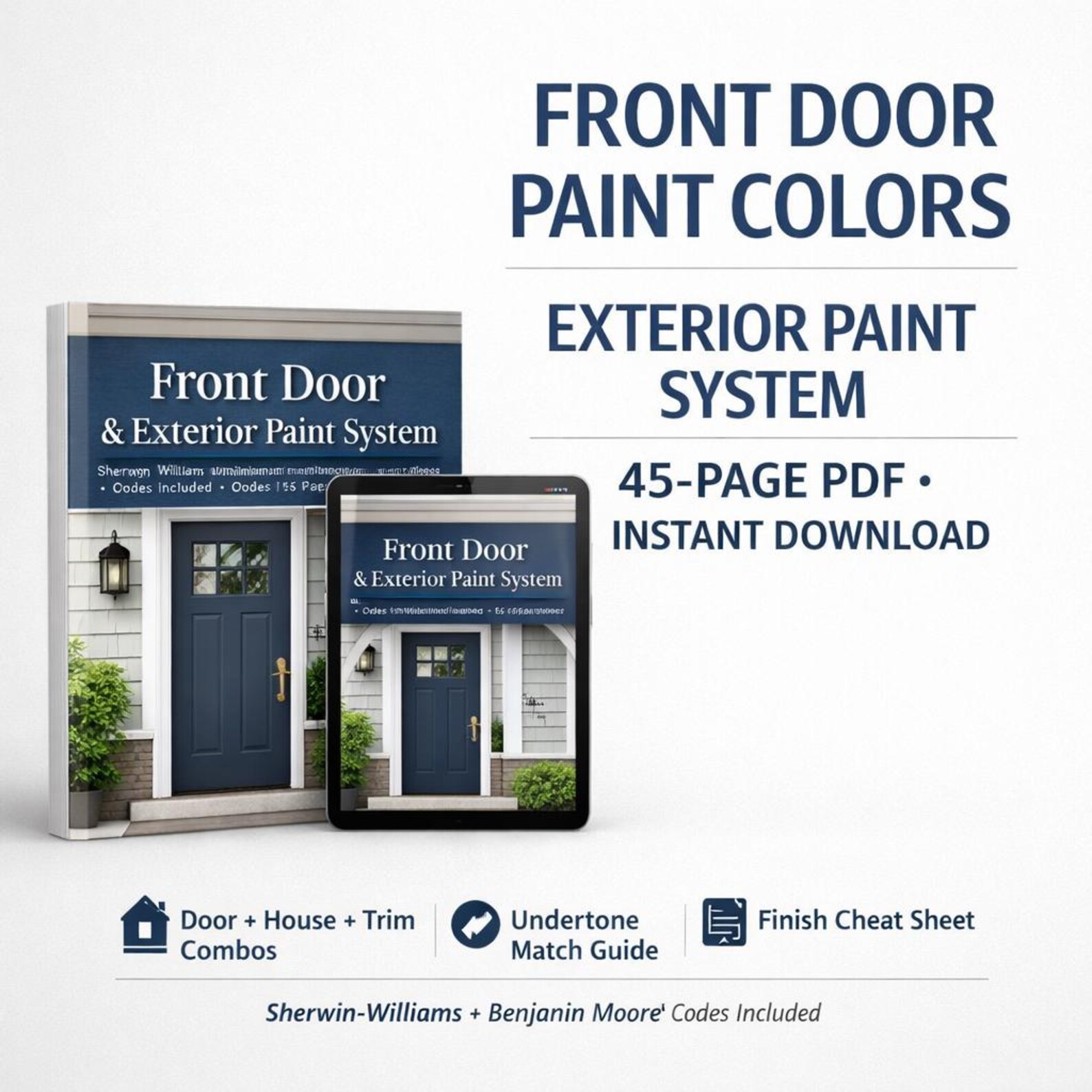 Front Door and Exterior Paint System | 45-page Guide | Sherwin Williams ...