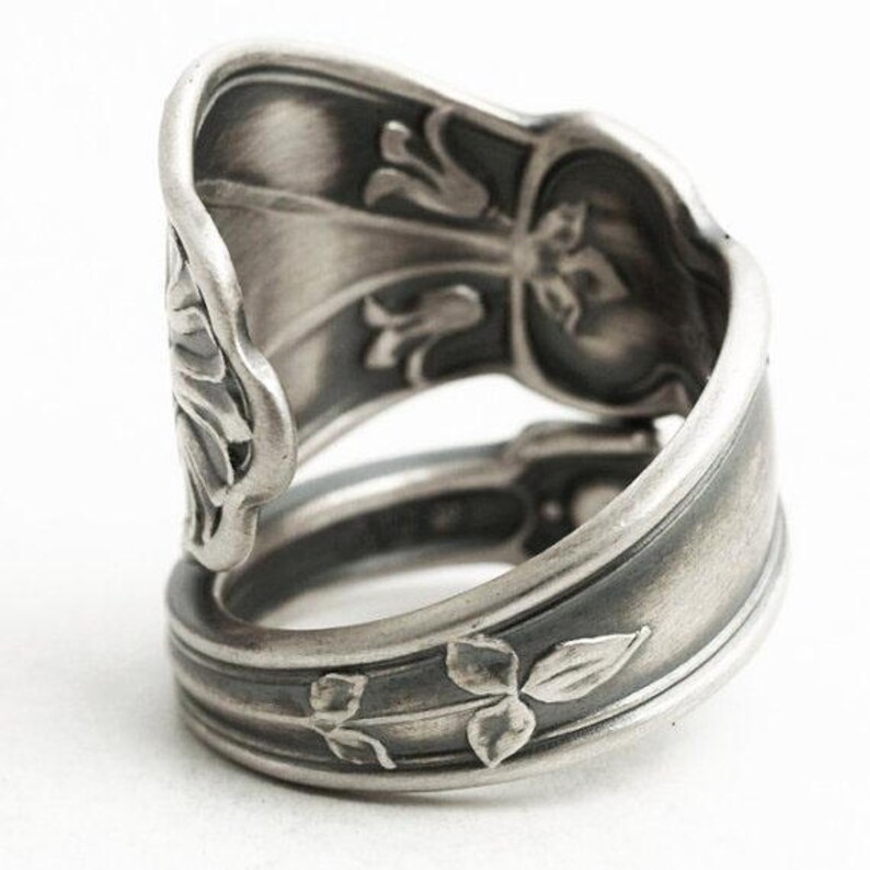 Bluebell Flower Ring Blue Bell Ring Sterling Silver Spoon - Etsy