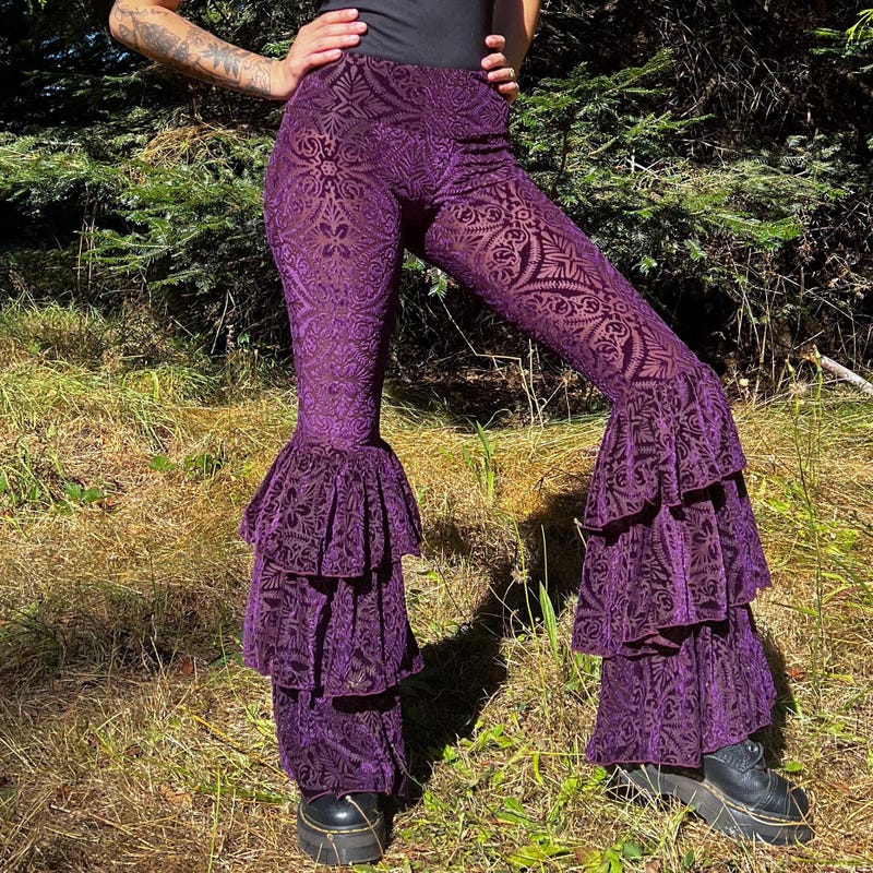 Ruffle Pants - Etsy