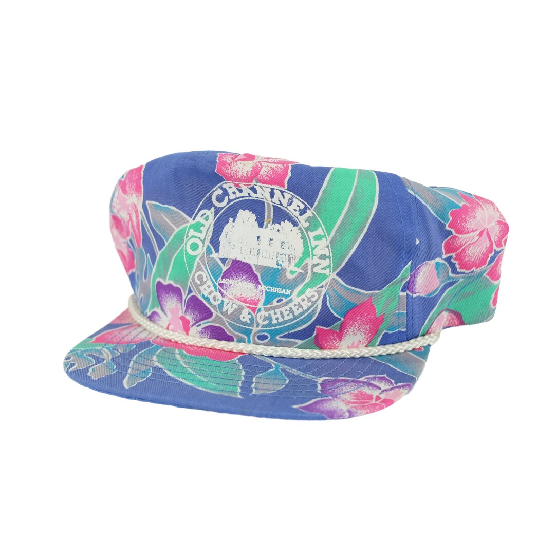 Vintage Old Channel Inn Montague MI Chow & Beer Bright Floral - Etsy