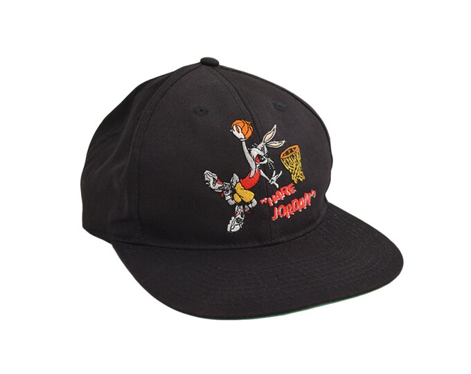 Vintage NIKE "hare Jordan" Bugs Bunny Looney Tunes All Black 1993 ...