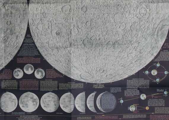 National Geographic Moon Map