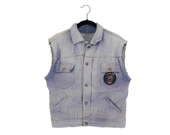 Cut off Jean Jacket - Etsy