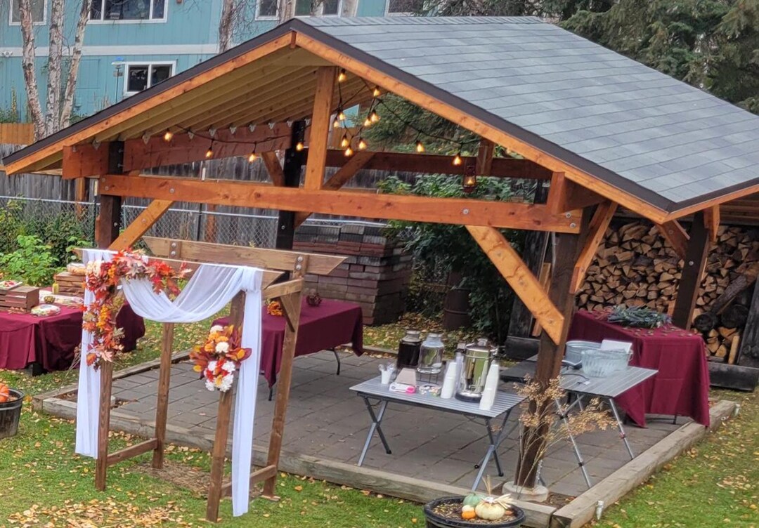 DIY Pavilion Plans 14x12, Gazebo, Pergola, Ramada, Lanai, Carport ...