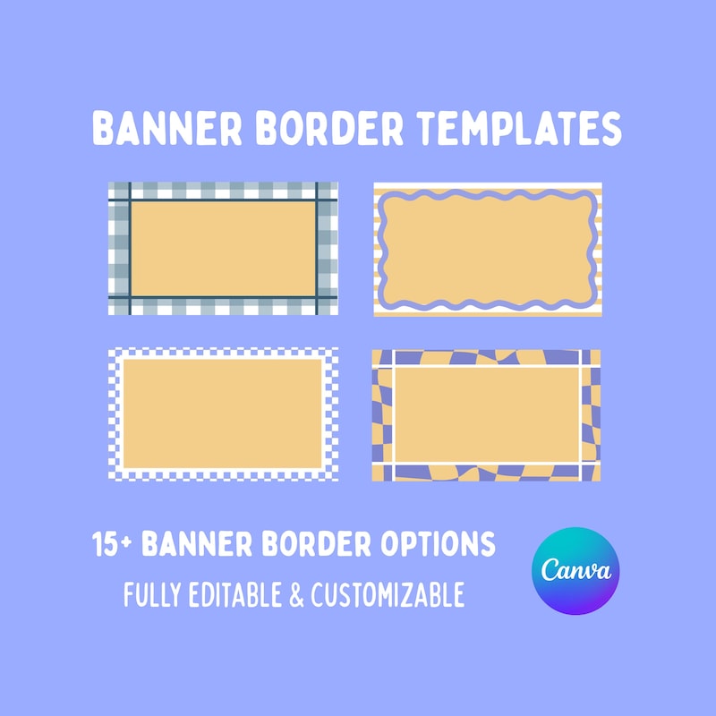 Squiggly Banner Border - Etsy