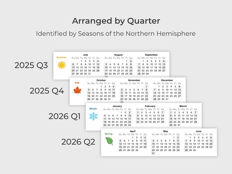 2025-2026 School Year Calendar: Simple Printable Template (letter/a4 ...