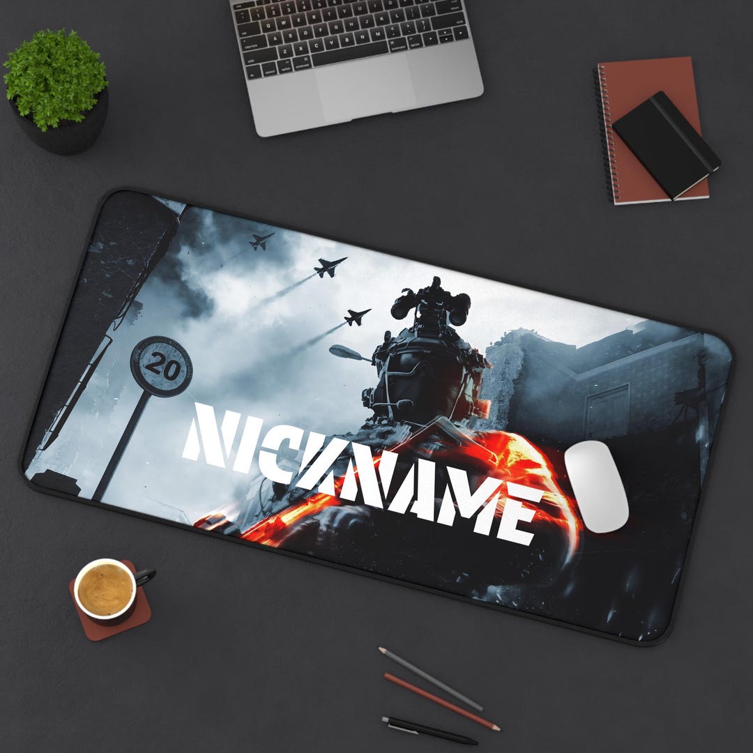 Custom Battlefield 6 Mouse Pad | Mat for Gamers | FPS War Game Mousepad ...