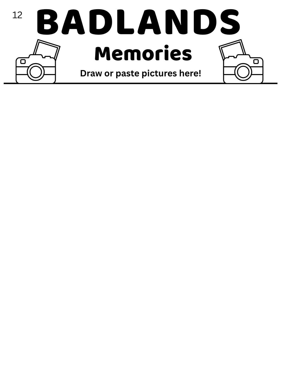 Badlands National Park Kids Activity Pack - Etsy