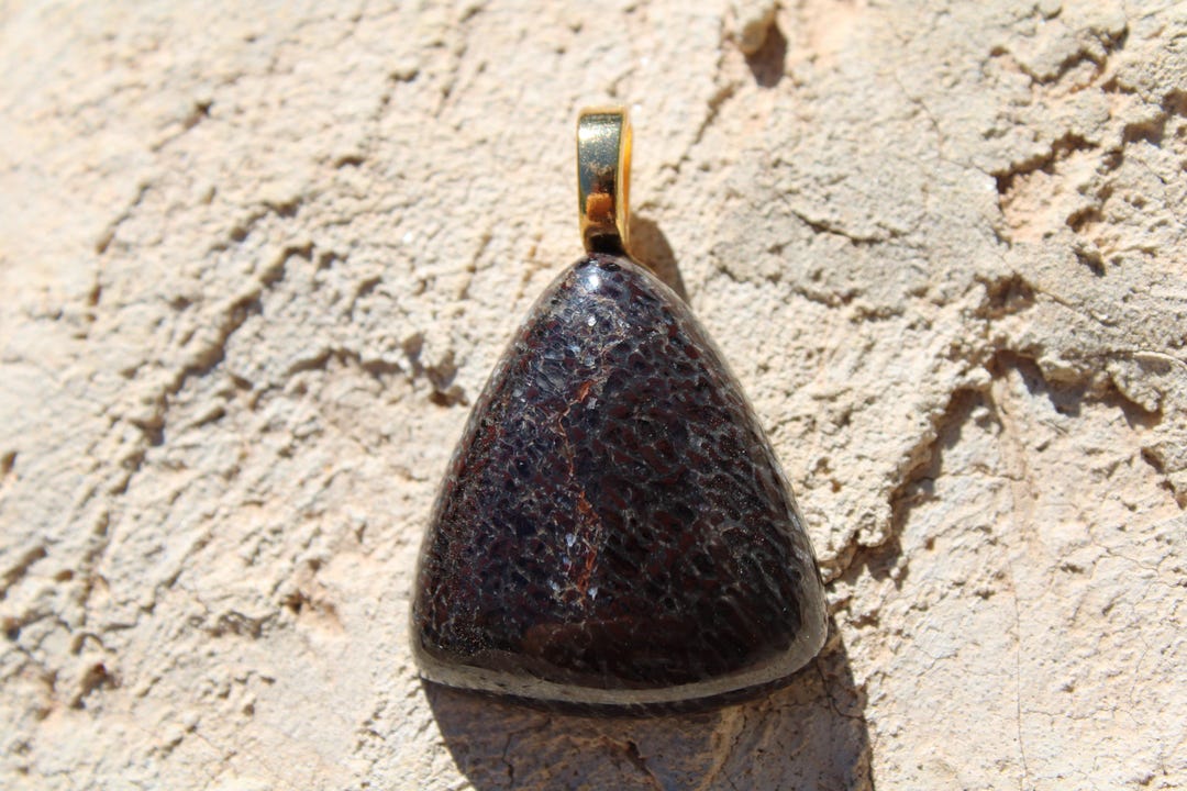 Dinosaur Bone Crystal Pendant Necklace - Etsy