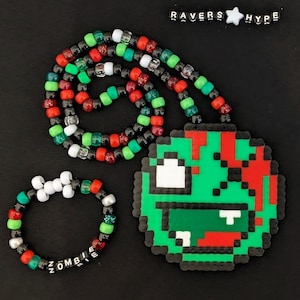 Zombie Epic Face Kandi - Etsy