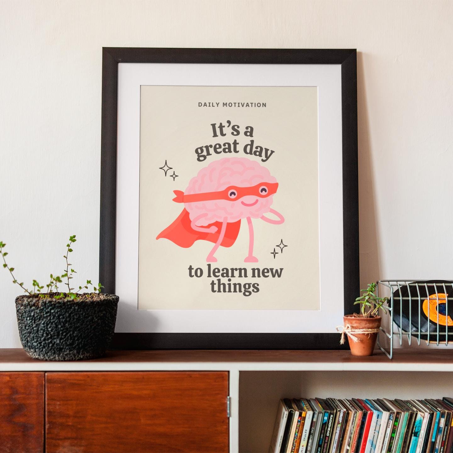 Back to School Motivational Poster, Printable Digital Poster, Trendy ...