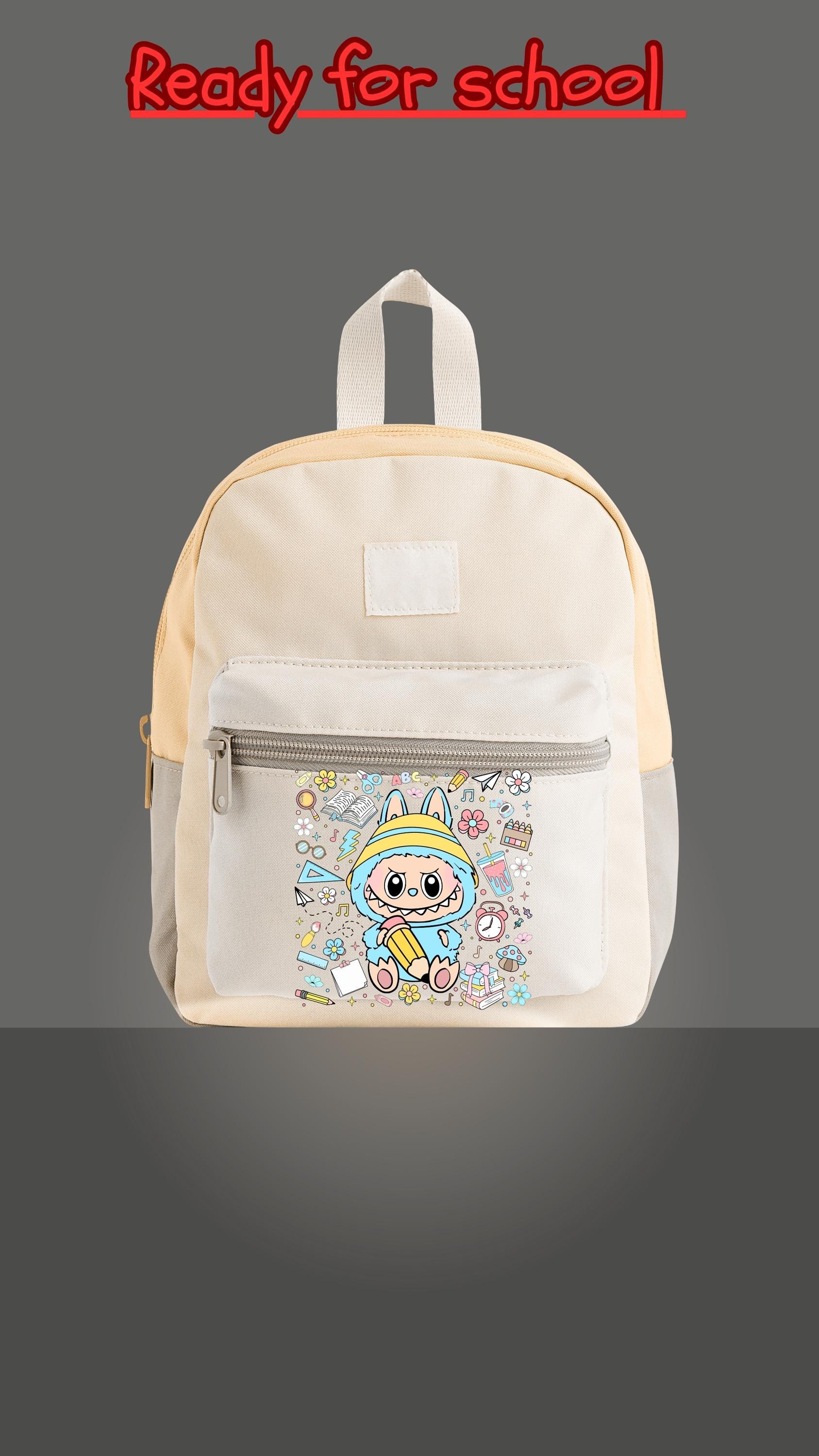 Back to School Labubu PNG Cute Labubu First Day of School Clipart ...