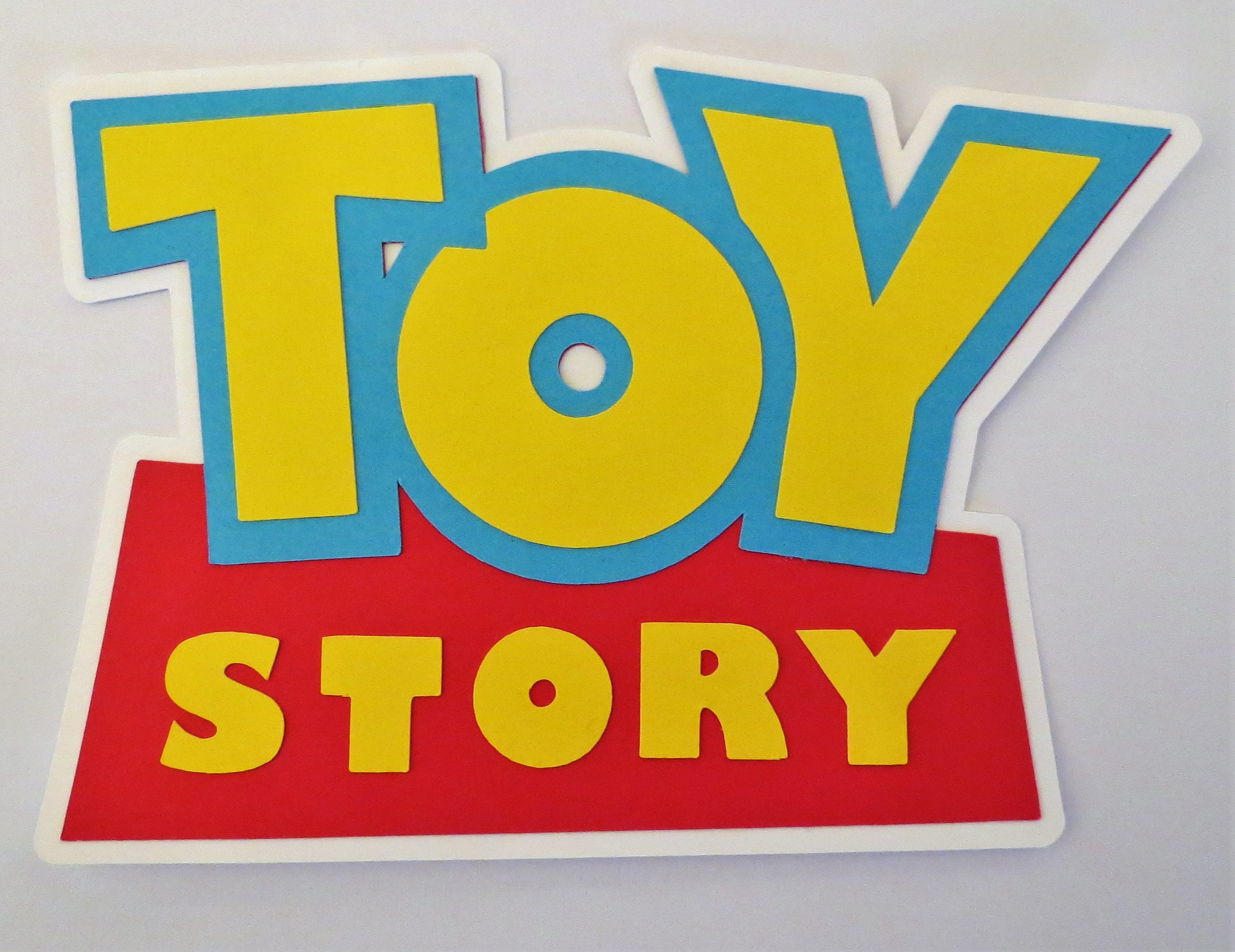 Toy Story Title Paper Die Cut Layered Cardstock Scrapbook Embellishment ...