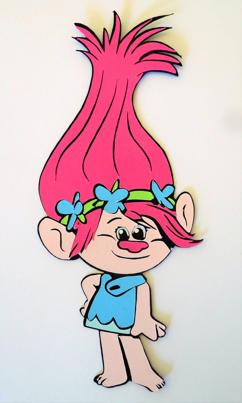 Trolls Paper Die Cuts Pick ONE Embellishment Party Scrapbook - Etsy UK