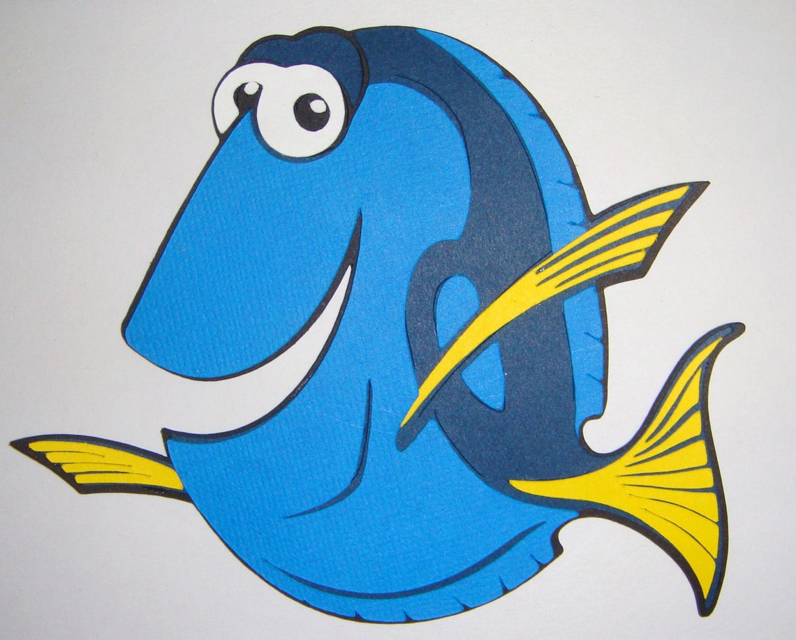 Finding Nemo Nemo and Dory Paper Die Cut Scrapbook - Etsy