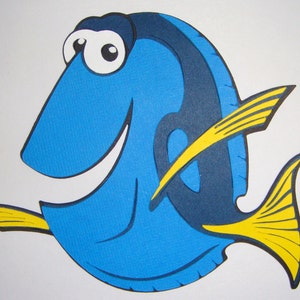 Finding Nemo Nemo and Dory Paper Die Cut Scrapbook Embellishment - Etsy