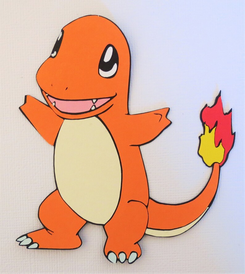 Pokemon ONE Pc Inspired Pikachu Squirtle Charmander Title | Etsy