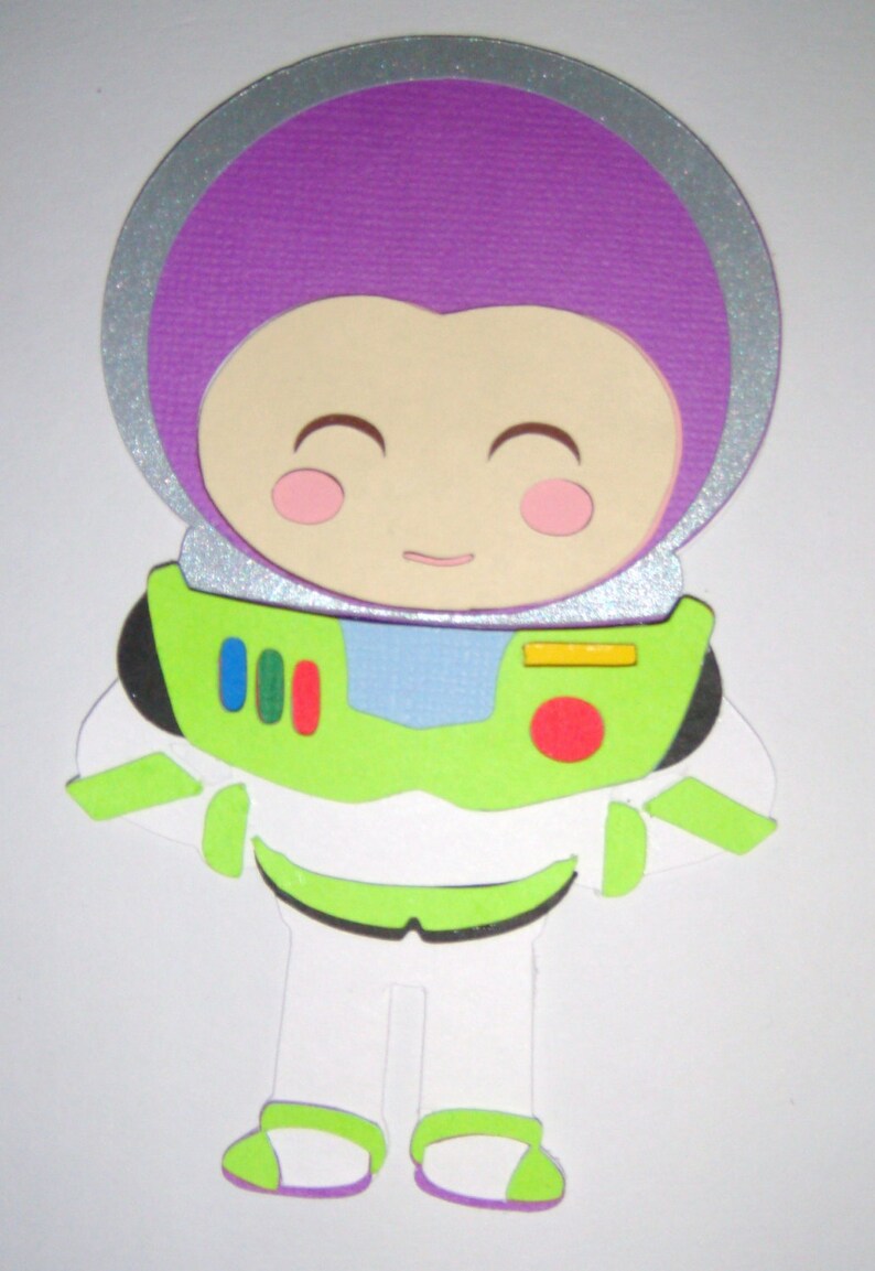 Toy Story Buzz Lightyear and Toy Alien Paper Die Cut Paper | Etsy