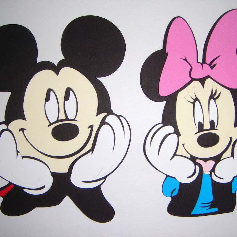 Mickey Mouse Die Cut - Etsy