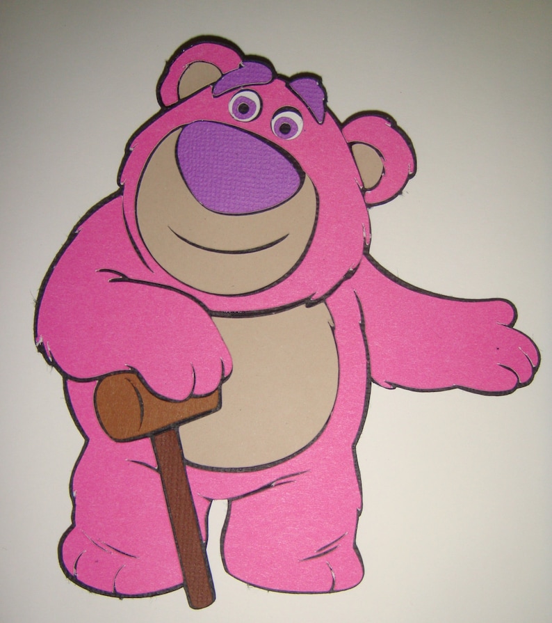 Toy Story Lotso Bear and Piggy Bank Paper Die Cut Paper Doll Scrapbook ...