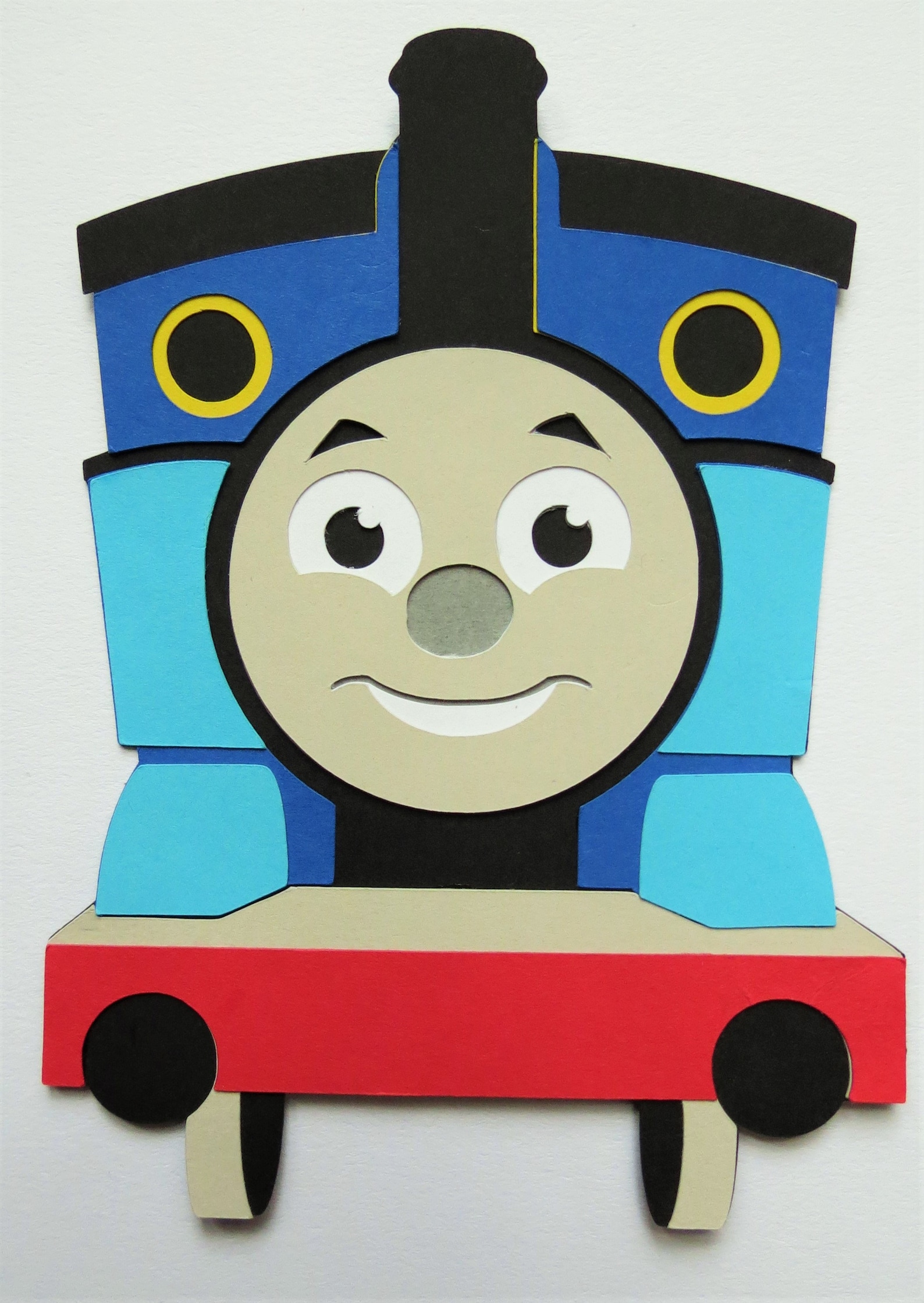 Thomas the Train Inspired Paper Die Cut Paper Scrapbook Embellishment ...