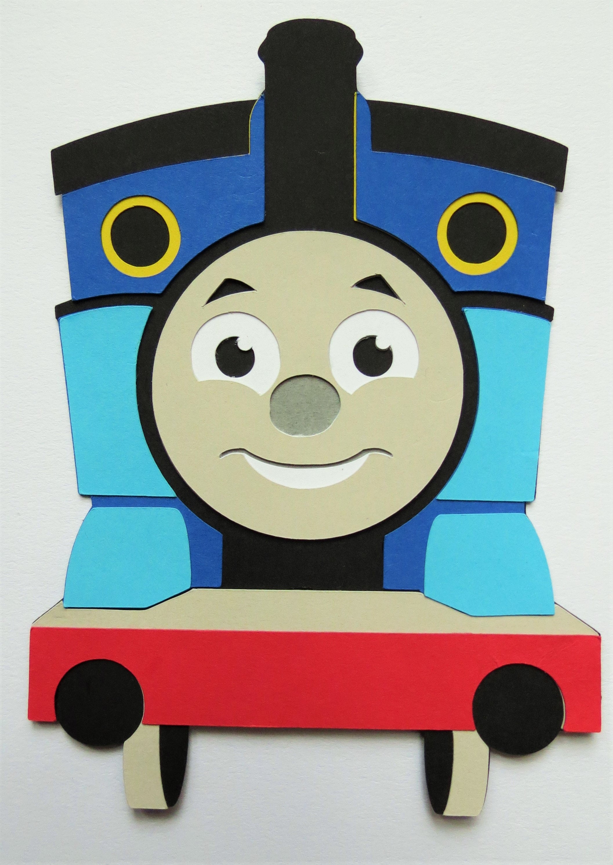 Thomas the Train Inspired Paper Die Cut Paper Scrapbook Embellishment ...